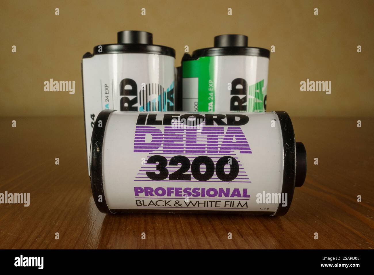 Rolls of Ilford black and white 35mm film including Ilford Delta 3200 ...