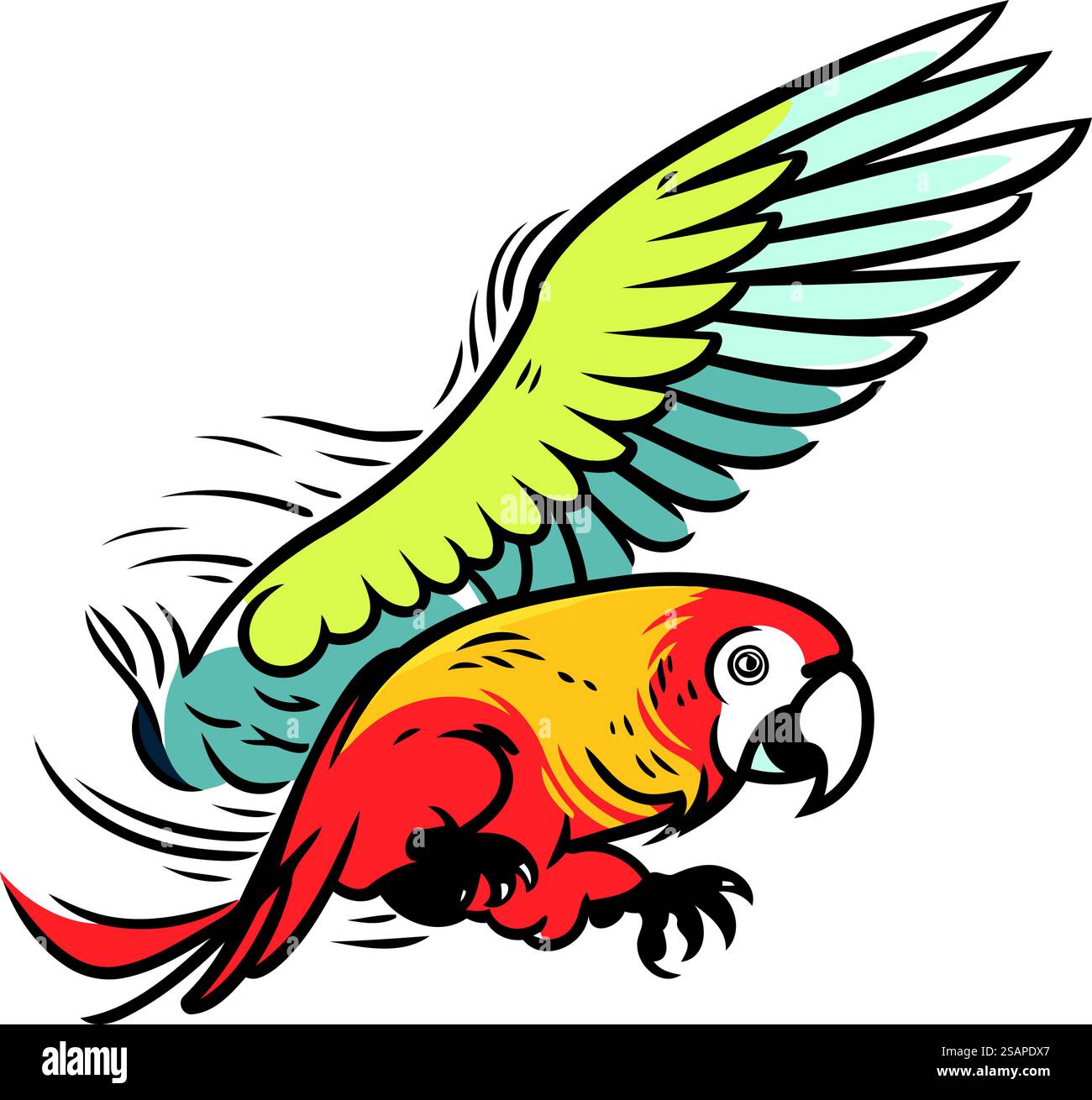 Parrot icon isolated on white background. Vector illustration for your ...