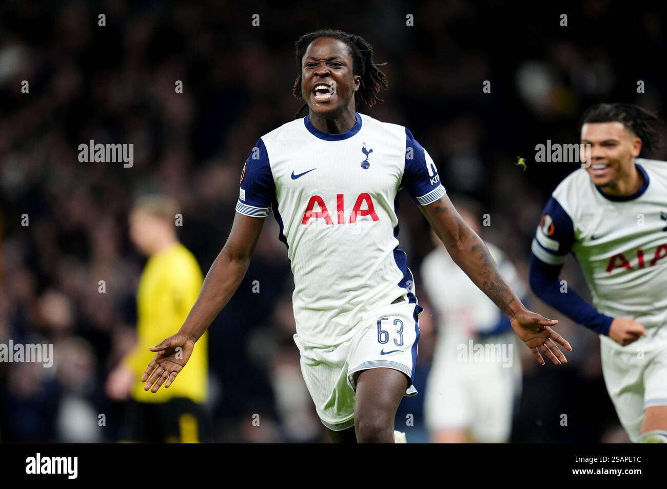 Tottenham Hotspur's Damola Ajayi celebrates scoring their side's second ...