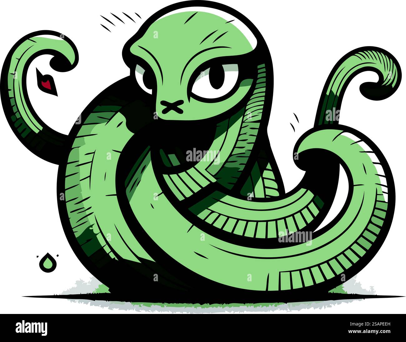 Octopus line drawing Cut Out Stock Images & Pictures - Alamy