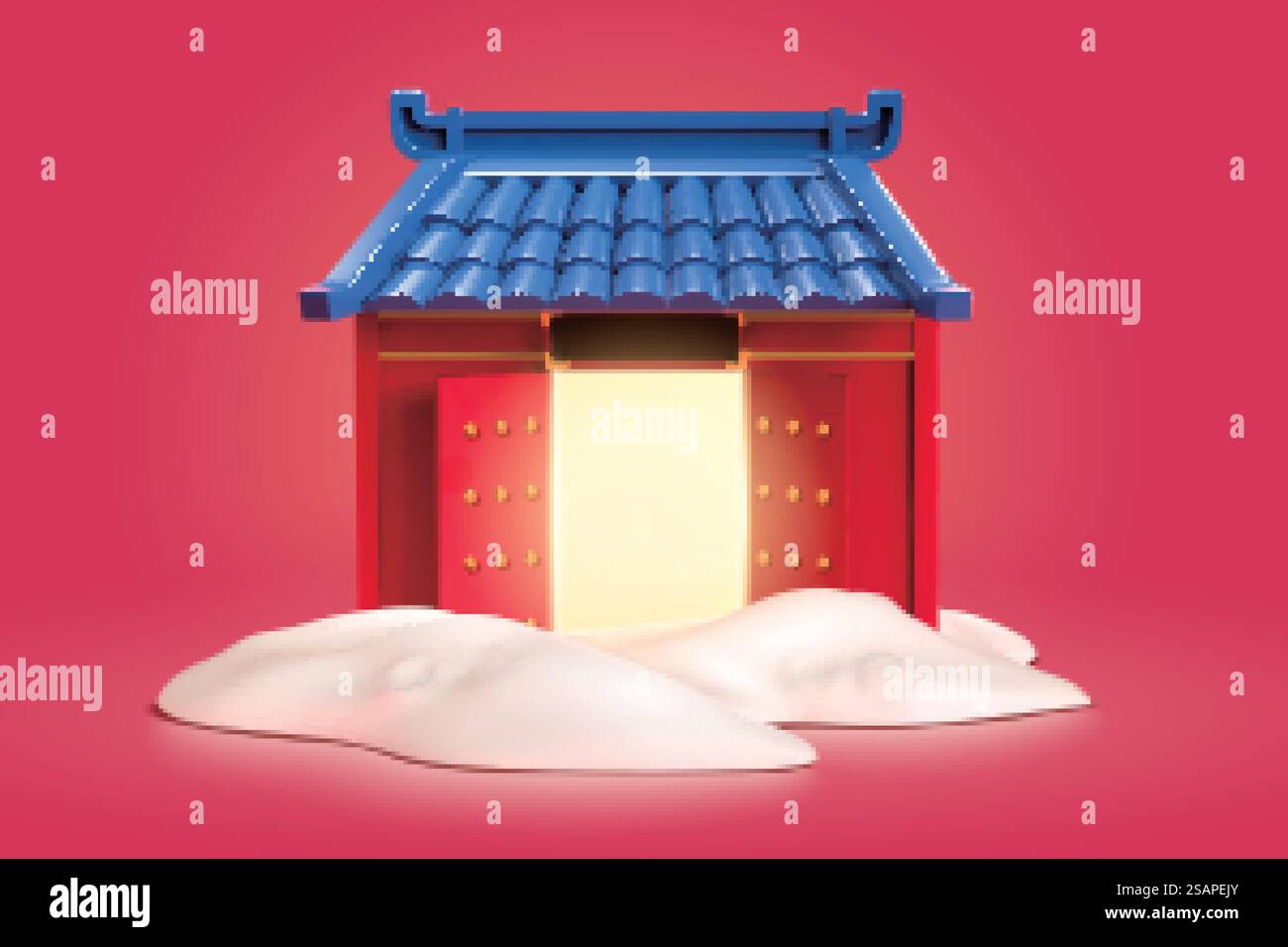 Traditional japanese temple in Stock Vector Images - Alamy