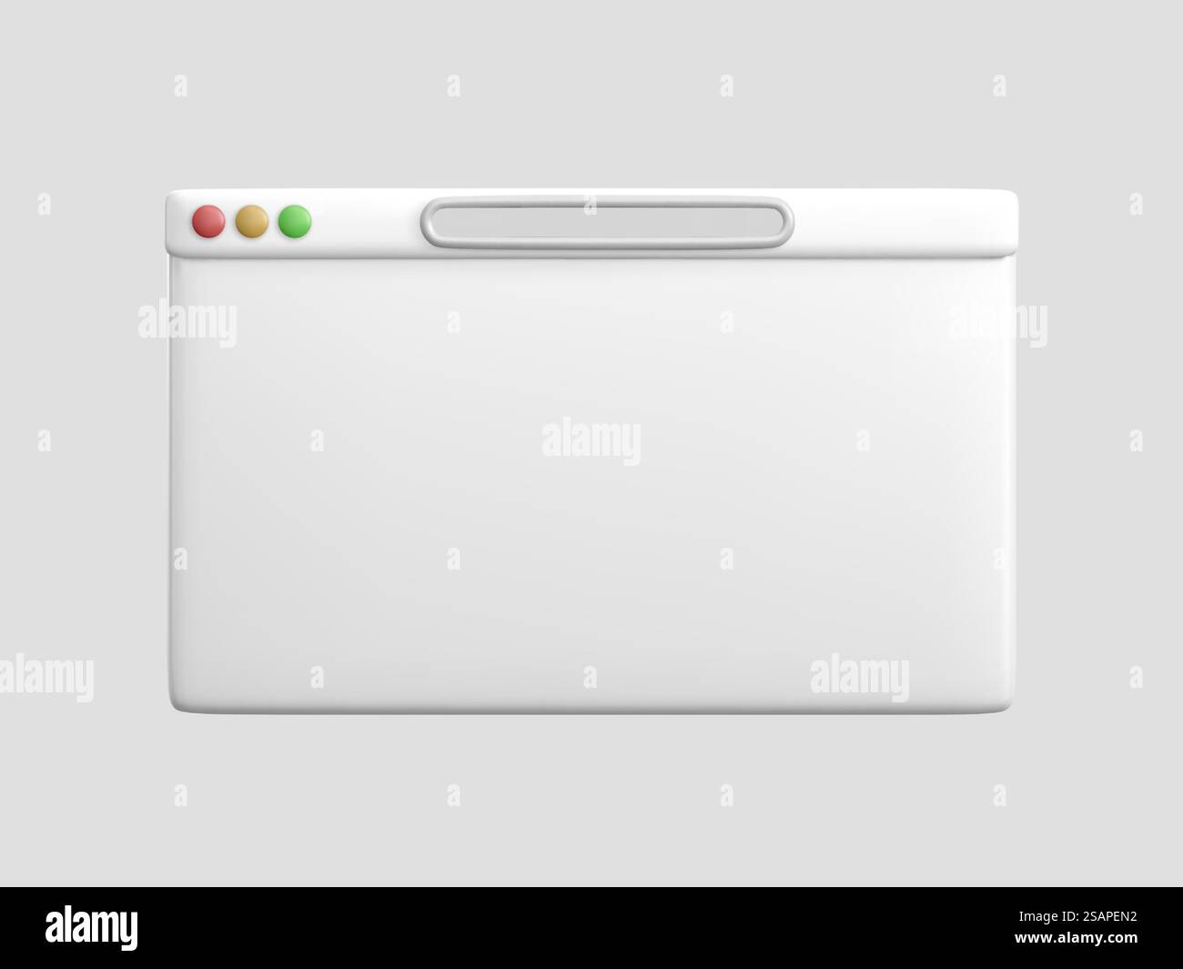 Web browser window template. Blank screen web browser in realistic design. Vector illustration ...