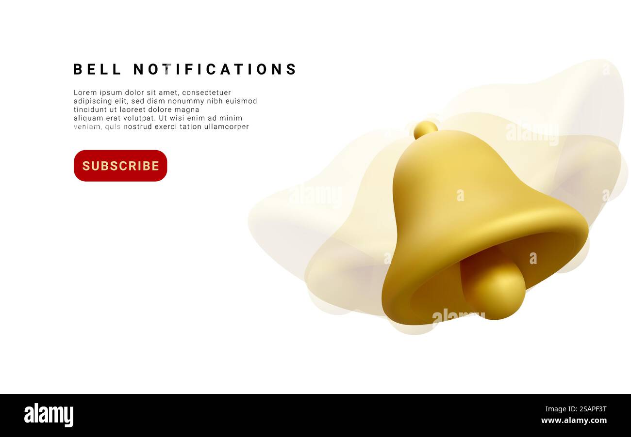 New notification icon isometric Cut Out Stock Images & Pictures - Alamy