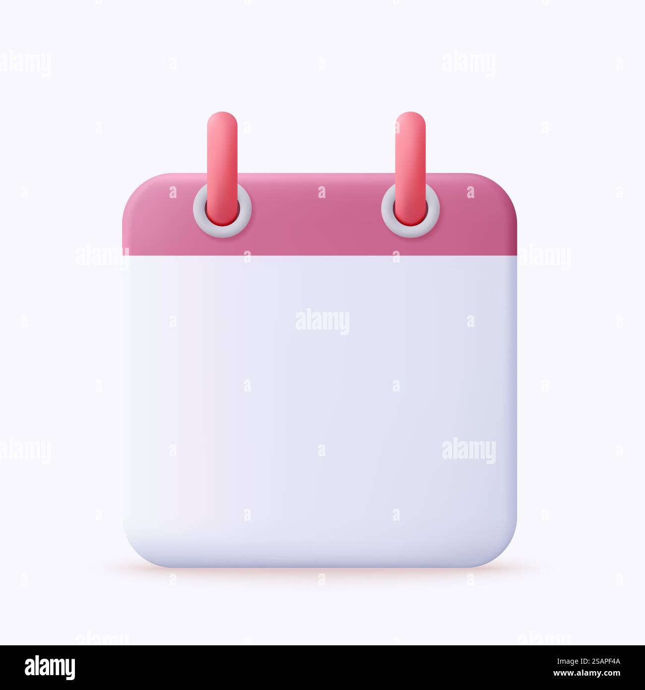 3d Calendar assignment icon. Planning concept. Day month year time ...