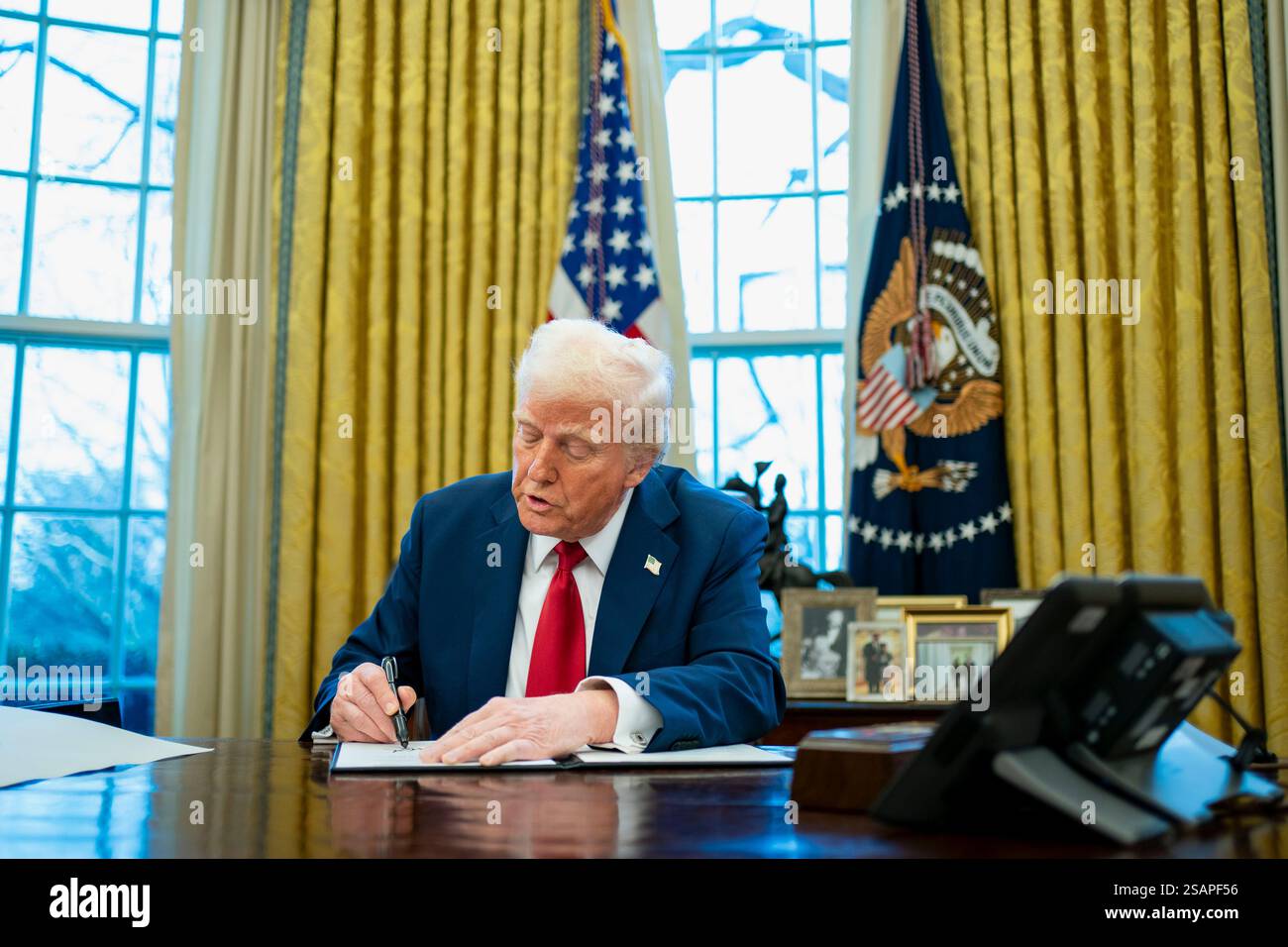 Washington, United States . 30th Jan, 2025. President Donald Trump ...