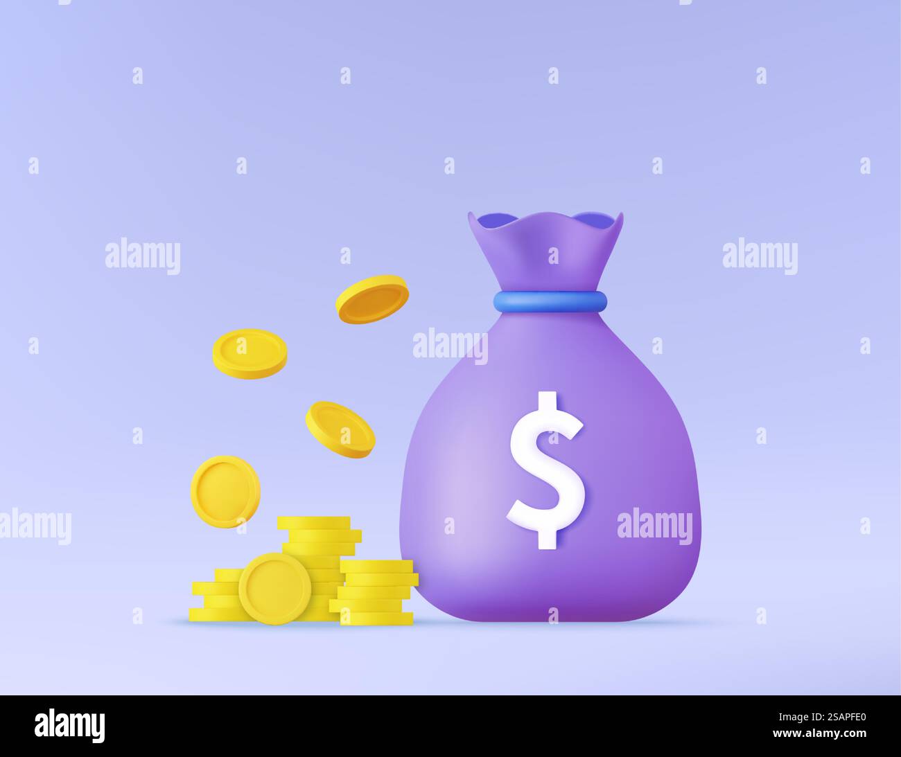 3d coins stacks and floating hi-res stock photography and images - Alamy