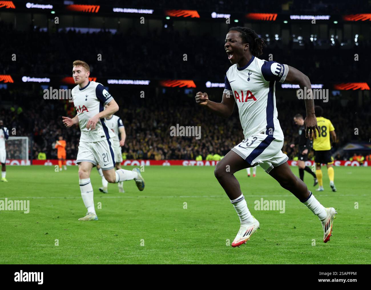 London, UK. 30th Jan, 2025. Oyindamola Ajayi of Tottenham Hotspur ...