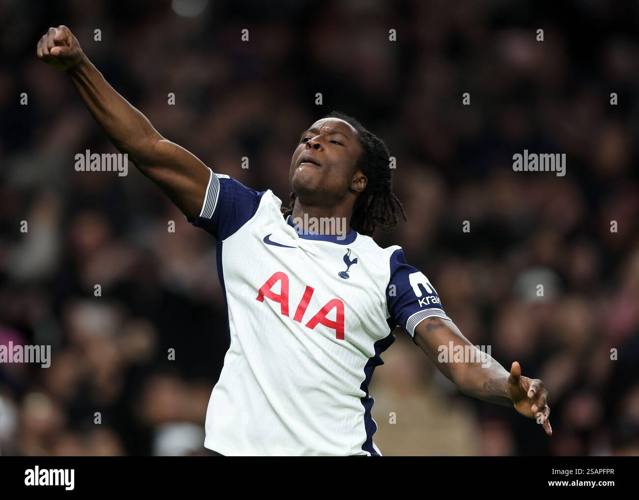 London, UK. 30th Jan, 2025. Oyindamola Ajayi of Tottenham Hotspur ...