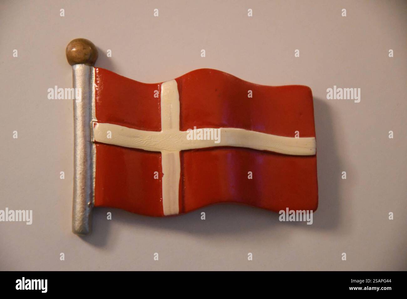 Copenhagen/ DenmarK/30 january 2025/Danish flag dannebrog and eu flag ...