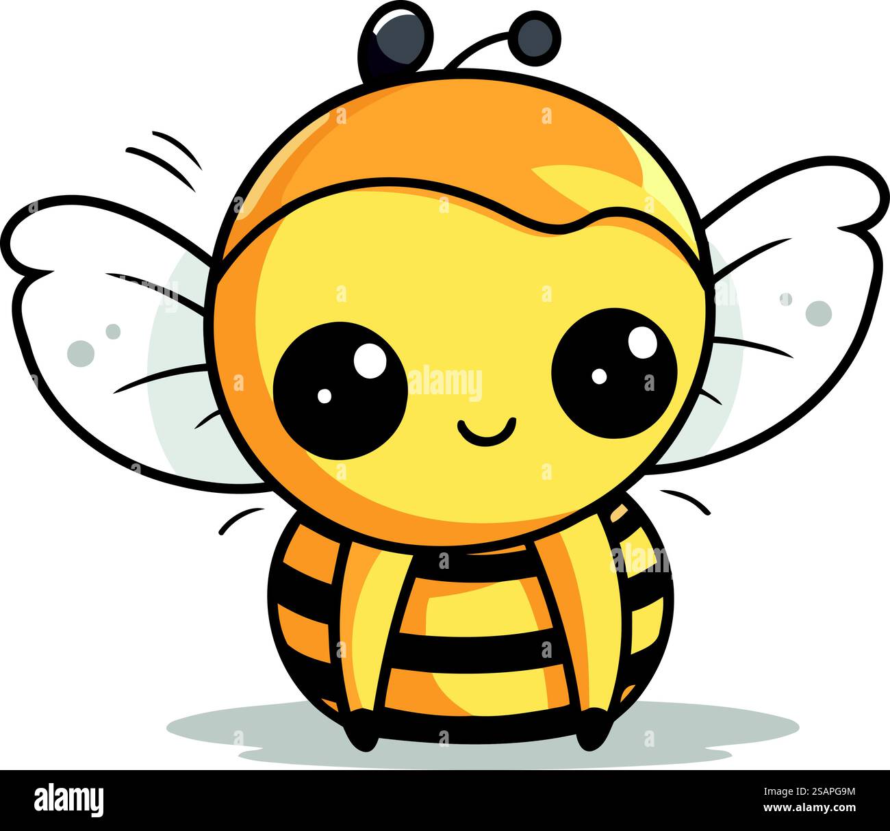 Cute bee character cartoon mascot vector illustration. Cute honey bee ...