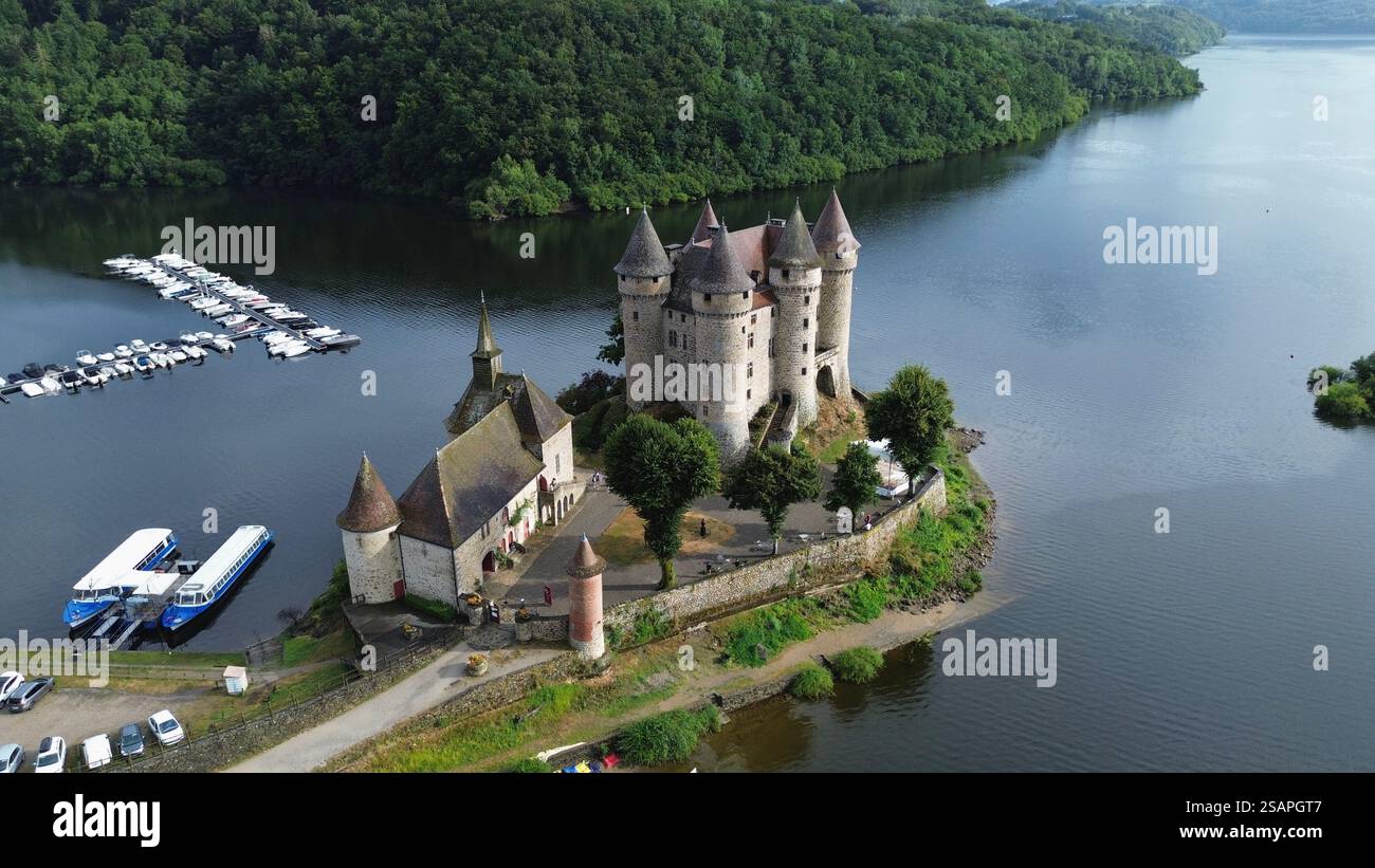 Drone photo val castle hi-res stock photography and images - Alamy