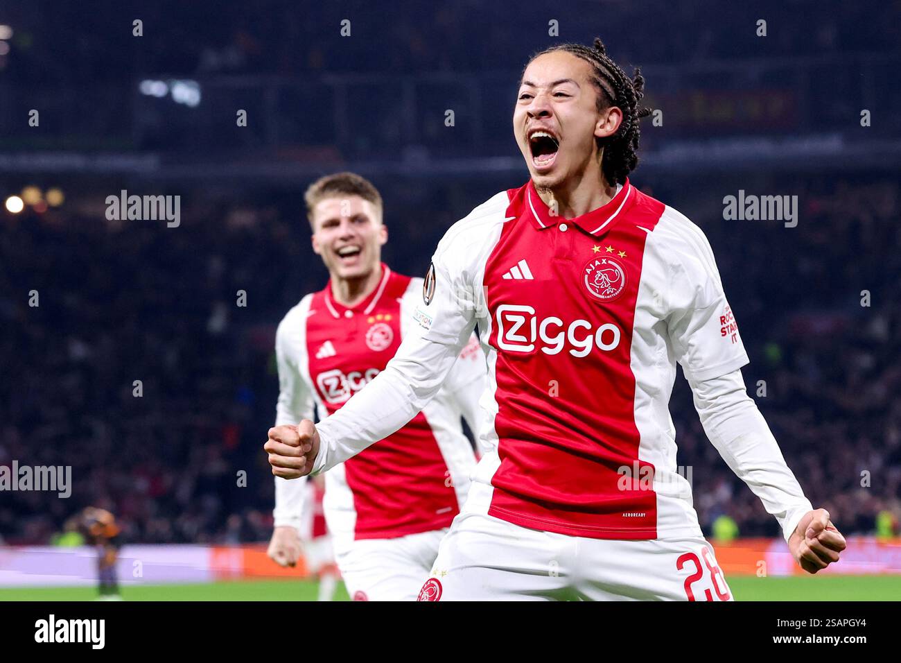 Amsterdam, Netherlands. 30th Jan, 2025. AMSTERDAM, NETHERLANDS - JANUARY 30: Kian Fitz-Jim of ...