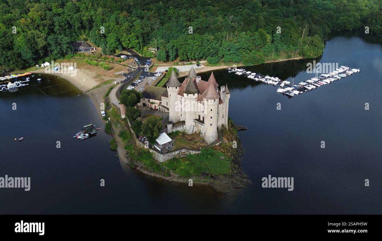 Drone photo val castle hi-res stock photography and images - Alamy