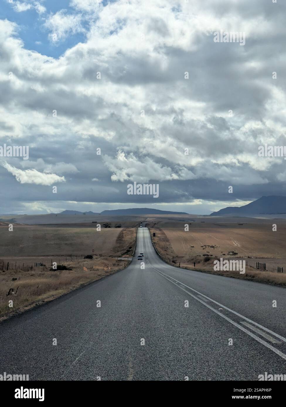 View on road from Caledon to Bot River Stock Photo - Alamy
