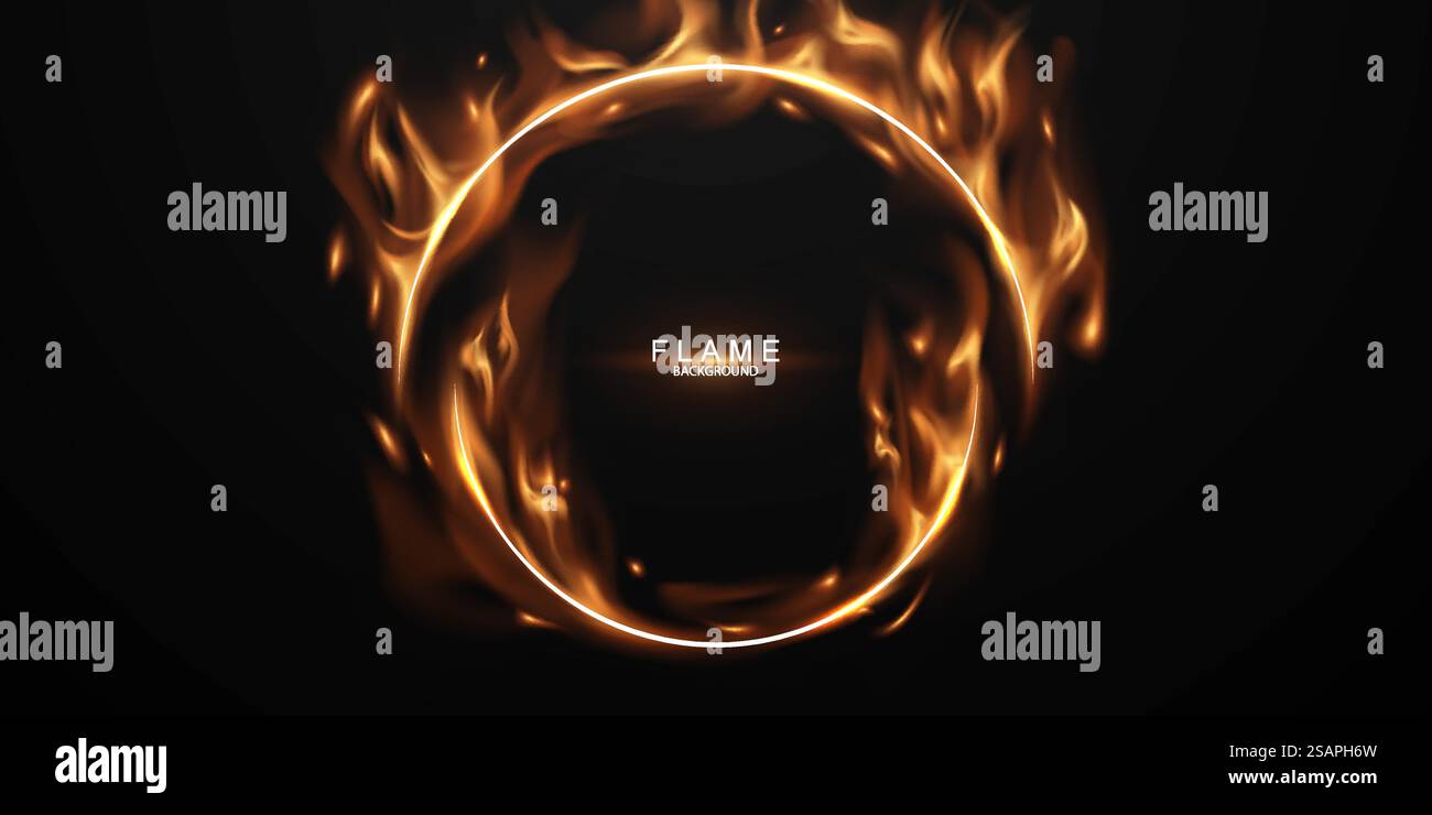 sparkle background virtual flame design vector illustration Stock ...