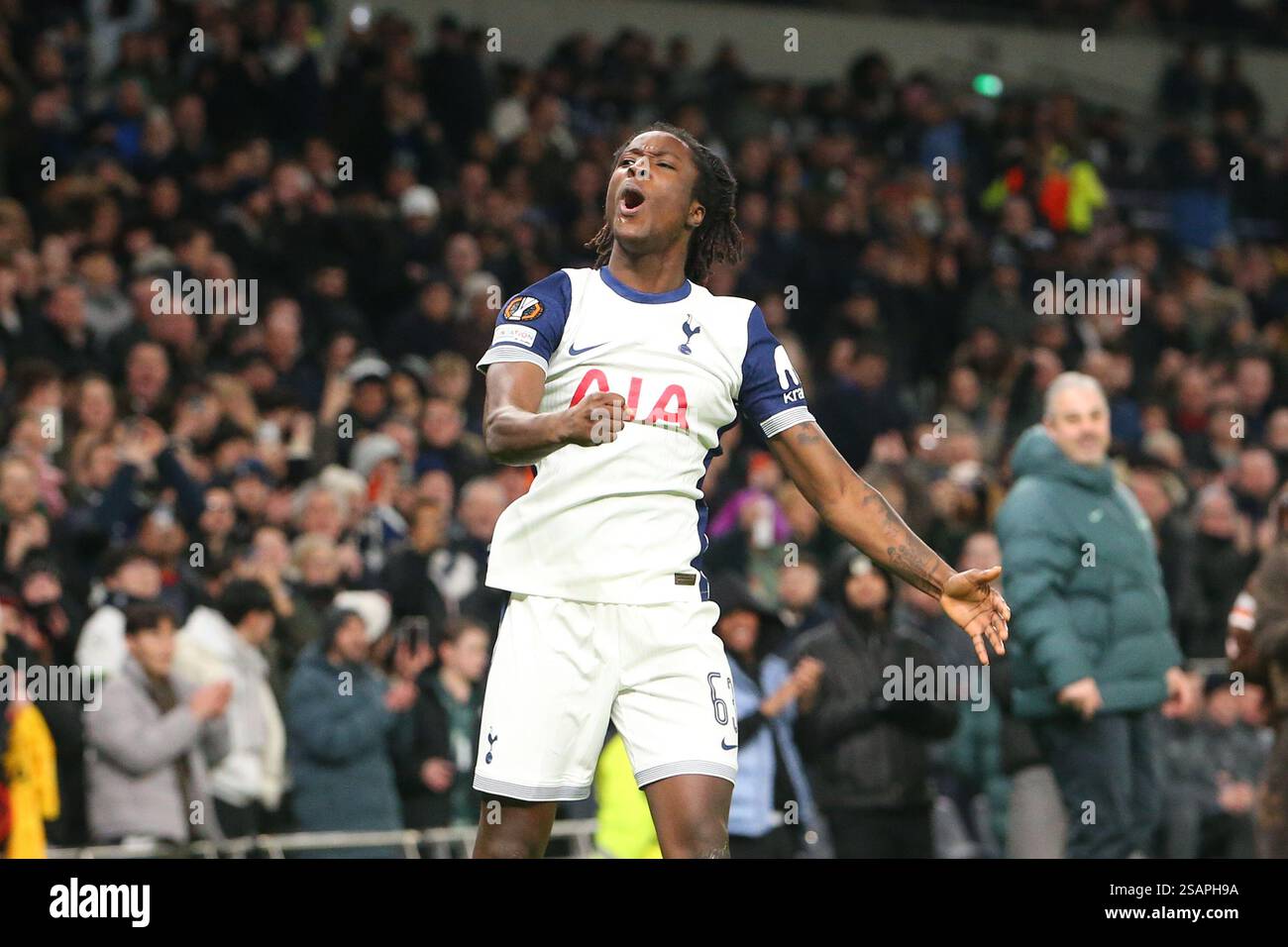 30th January 2025; Tottenham Hotspur Stadium, London, England; UEFA ...