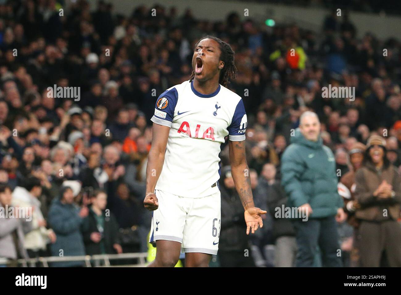 Tottenham Hotspur Stadium, London, UK. 30th Jan, 2025. UEFA Europa ...