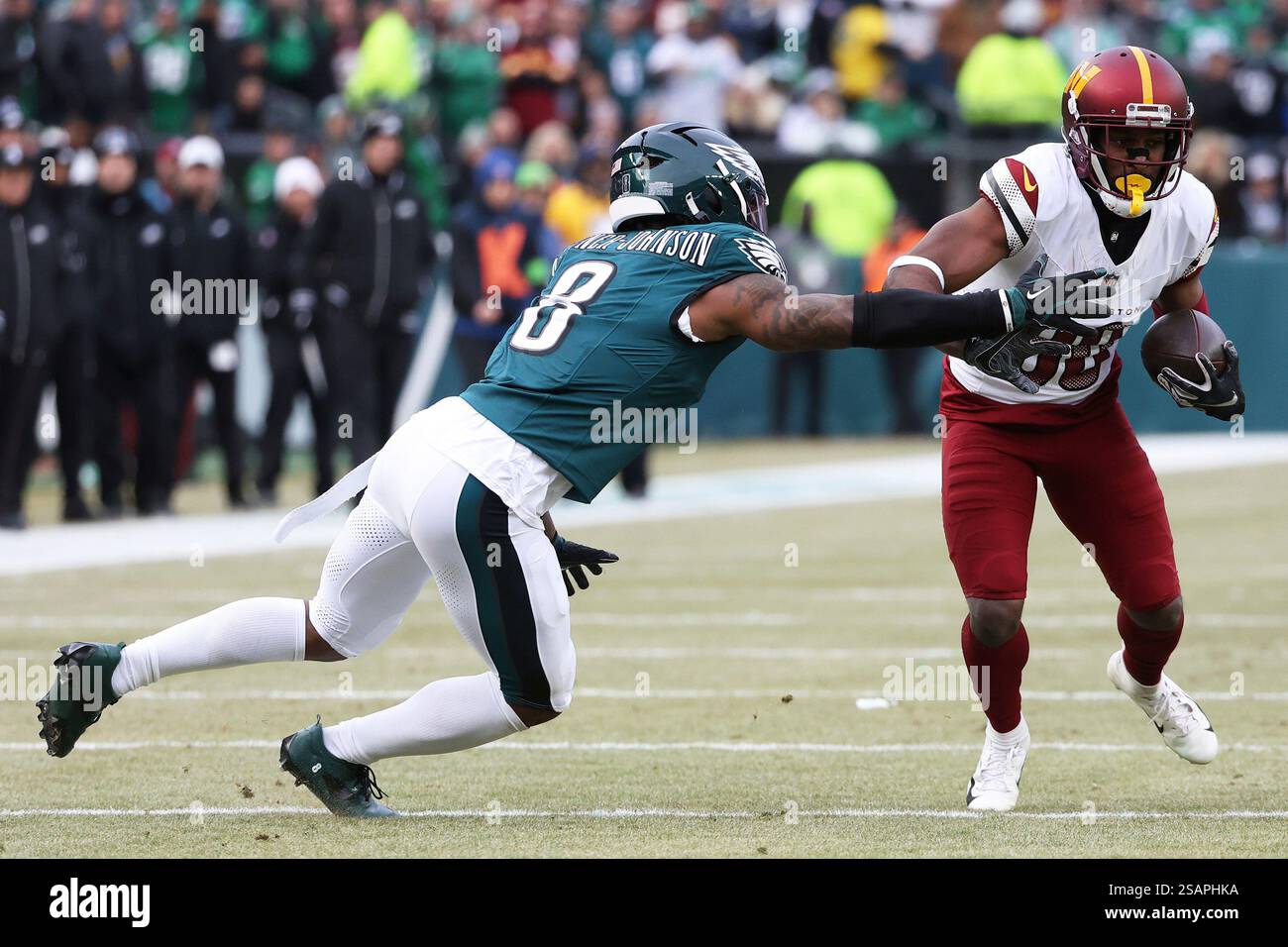 Washington Commanders wide receiver Jamison Crowder (80) runs with the ...