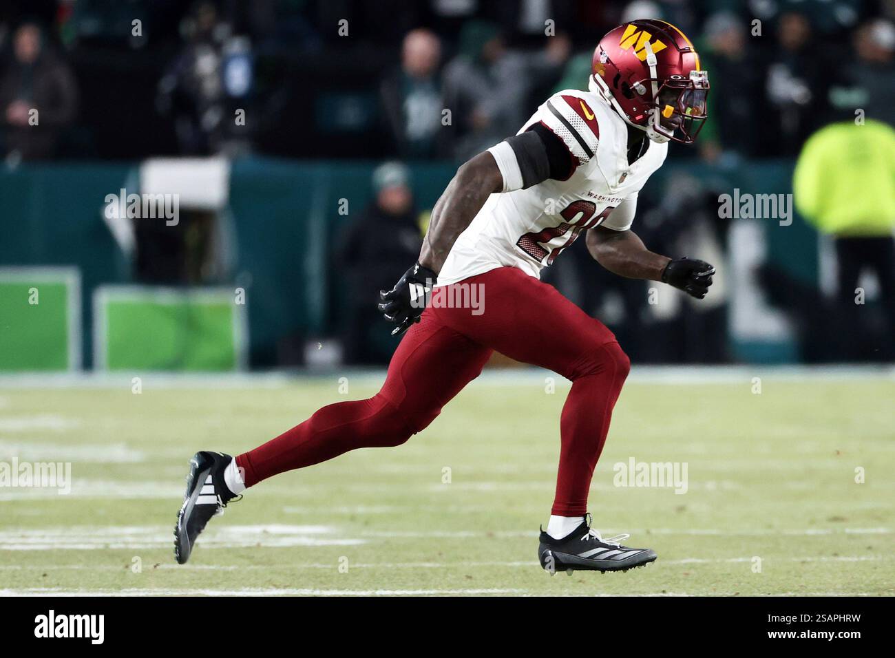 Washington Commanders safety Quan Martin (20) rushes during the NFC ...