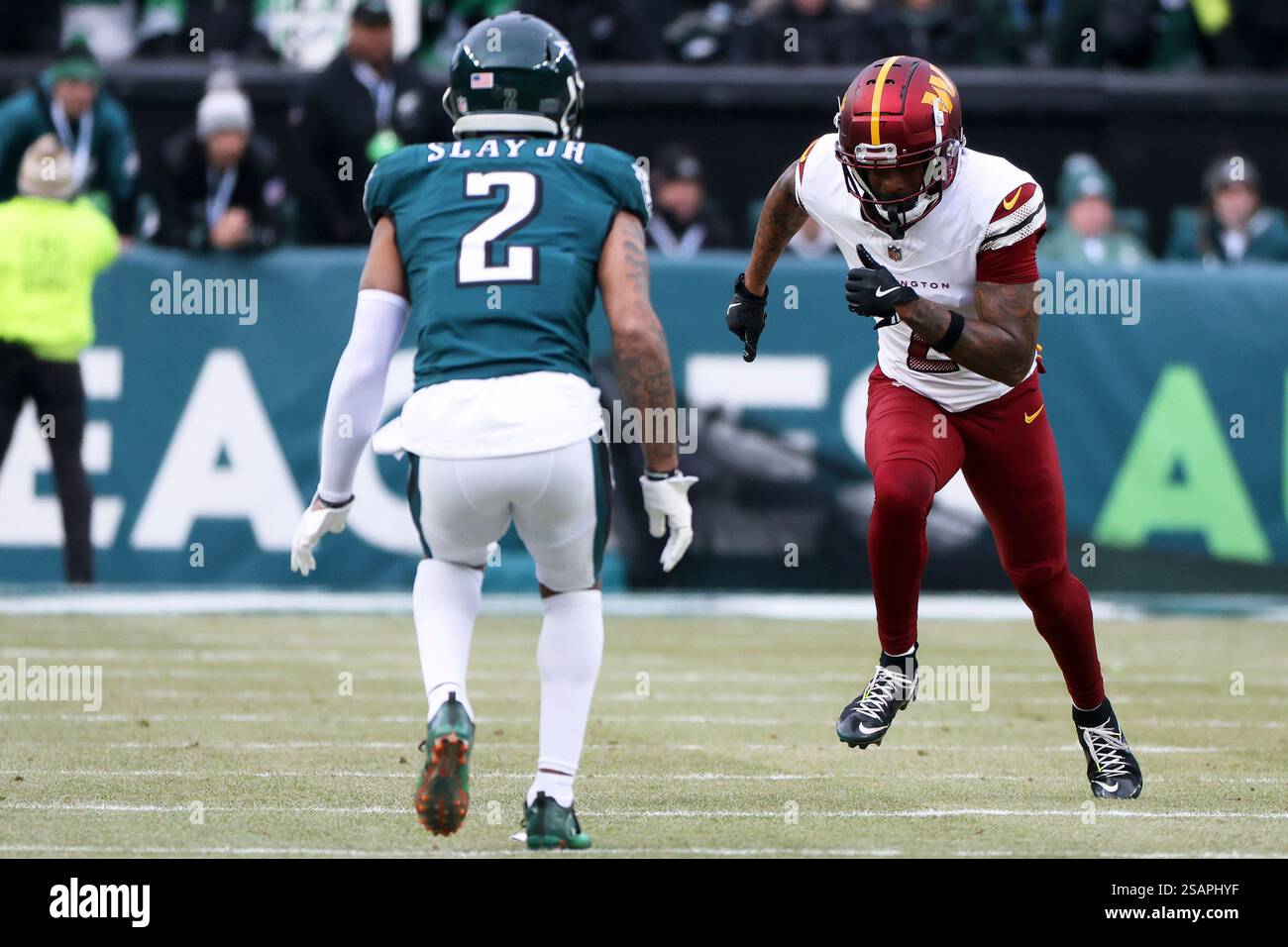 Washington Commanders wide receiver Dyami Brown (2) runs a route ...