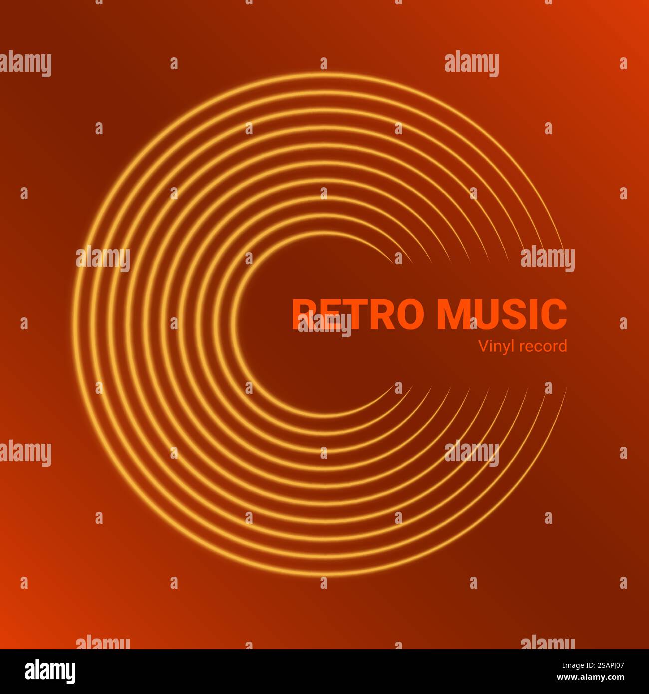 Vinyl music record. Design of retro audio disk. Vintage gramophone disc ...