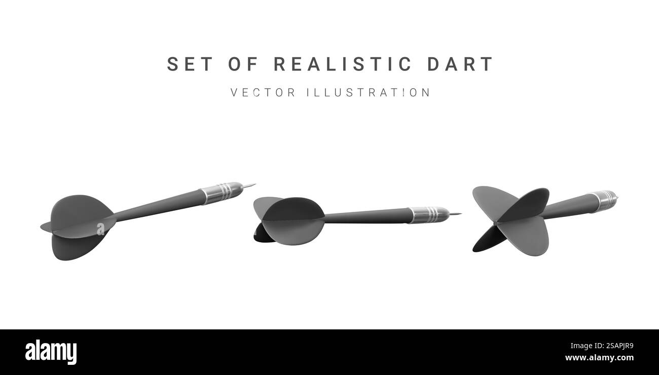 Professional throwing dart at dartboard Stock Vector Images - Alamy