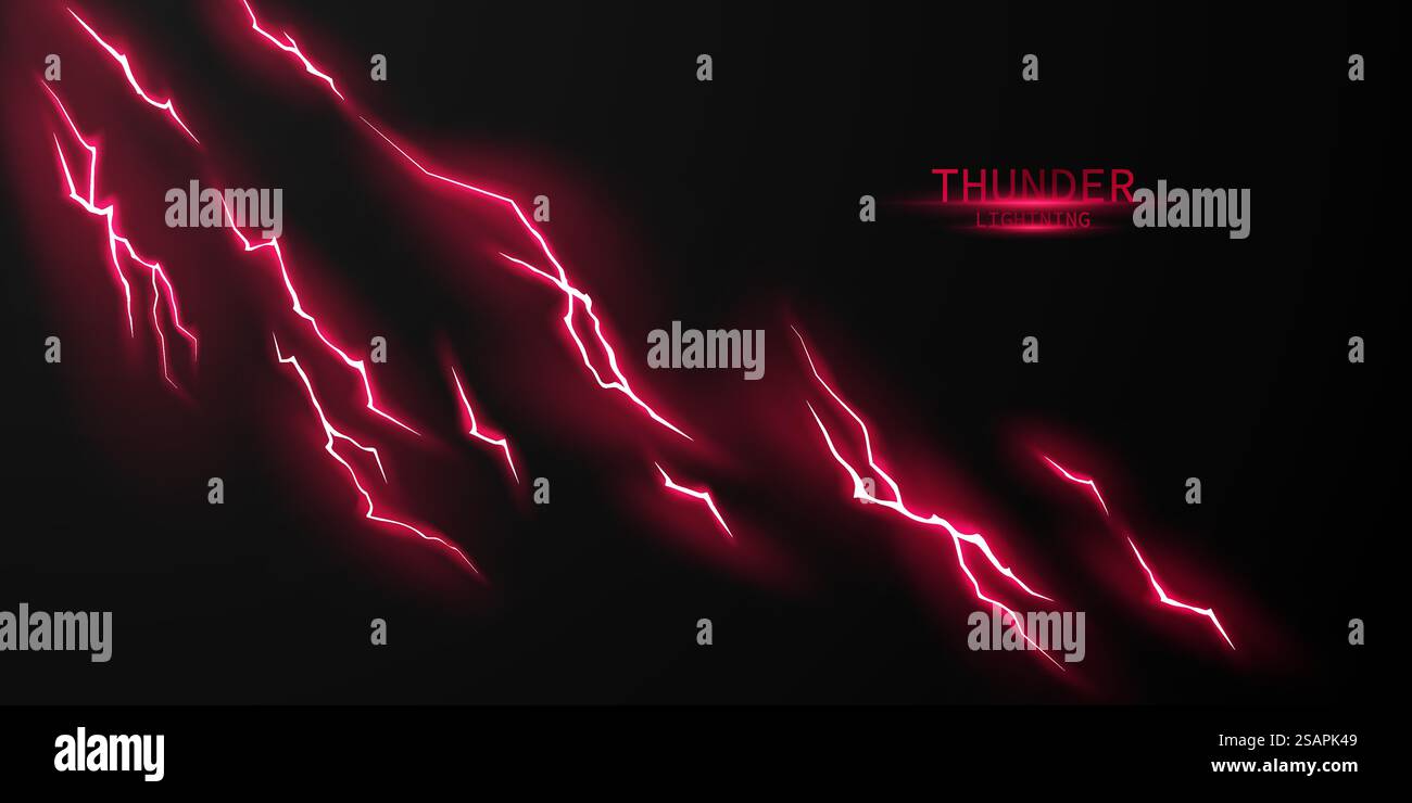 lightning light effect background realistic flash with lightning ...