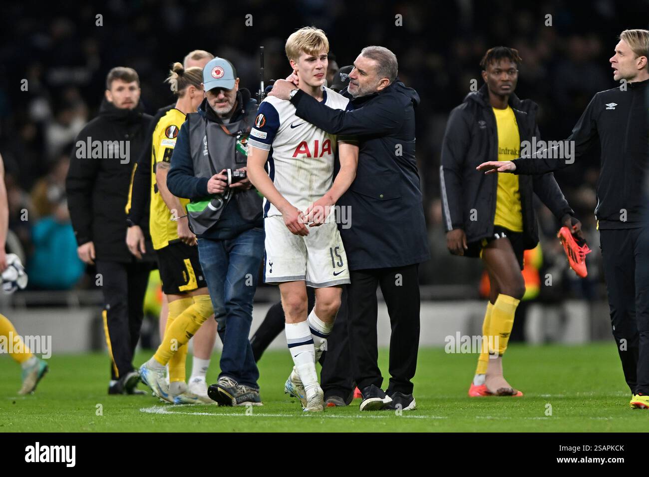 London, UK. 30th Jan, 2025. Ange Postecoglou Manager of Tottenham ...