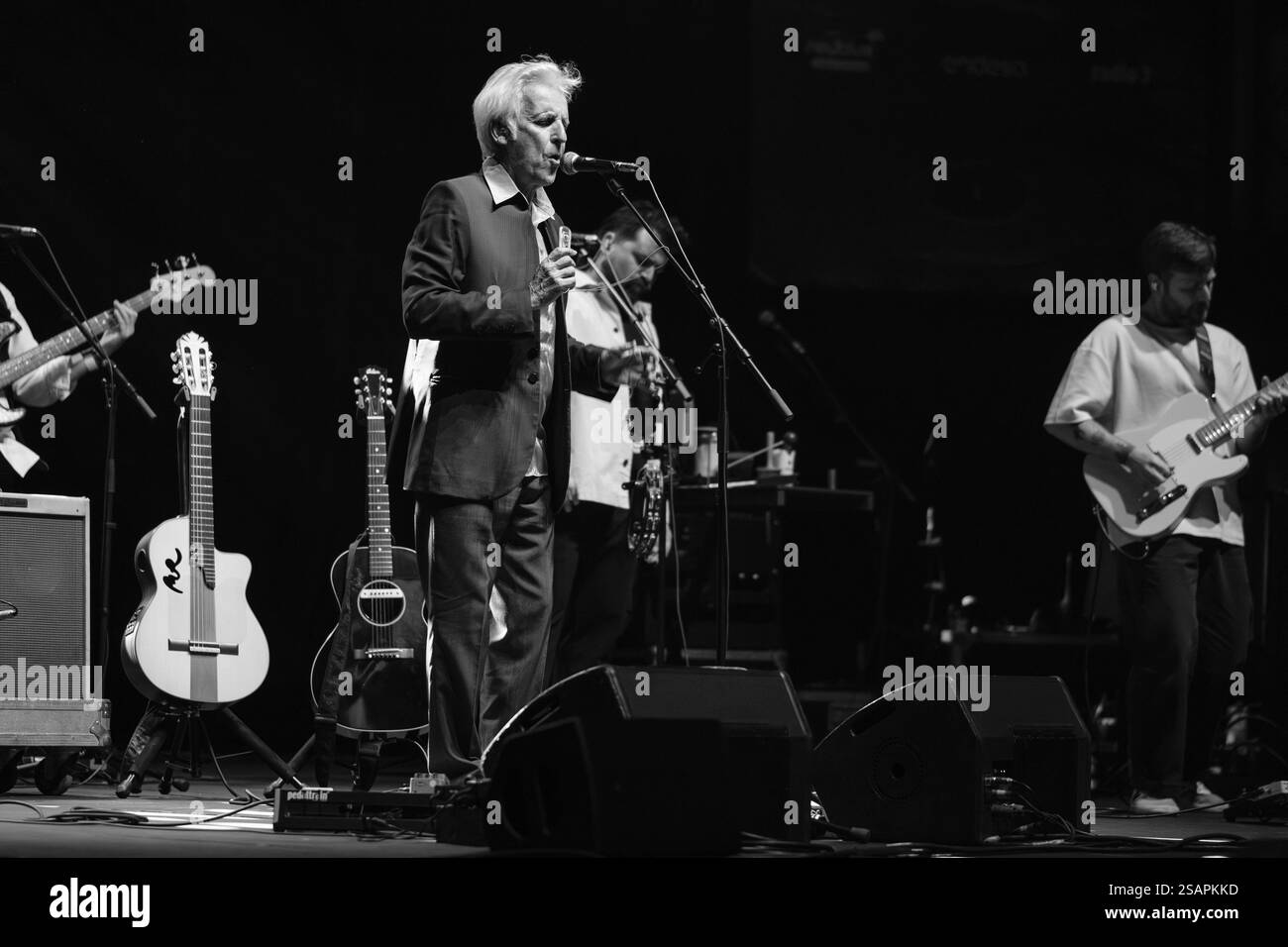 singer Kiko Veneno performs in concert at Teatro Circo Price on January ...