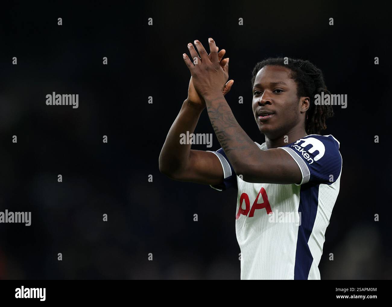 London, UK. 30th Jan, 2025. Oyindamola Ajayi of Tottenham Hotspur ...