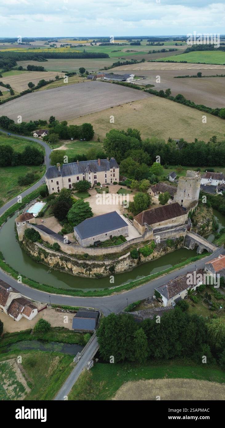 Drone photo chatelier castle hi-res stock photography and images - Alamy