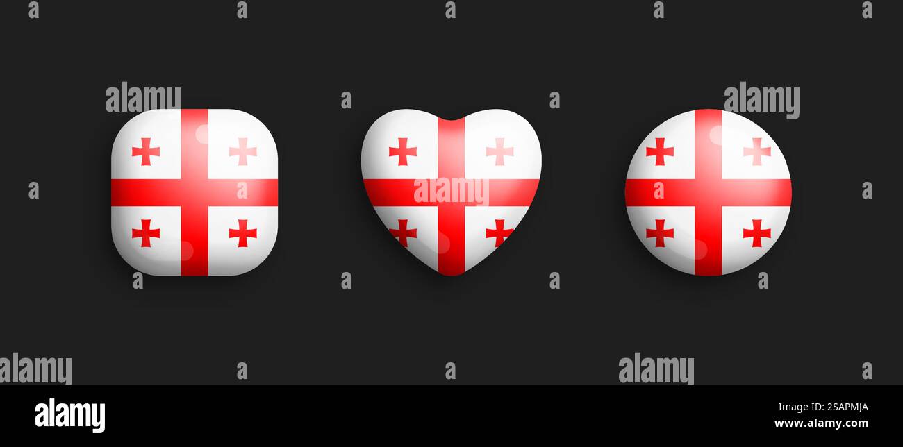 Georgia national symbols Stock Vector Images - Alamy