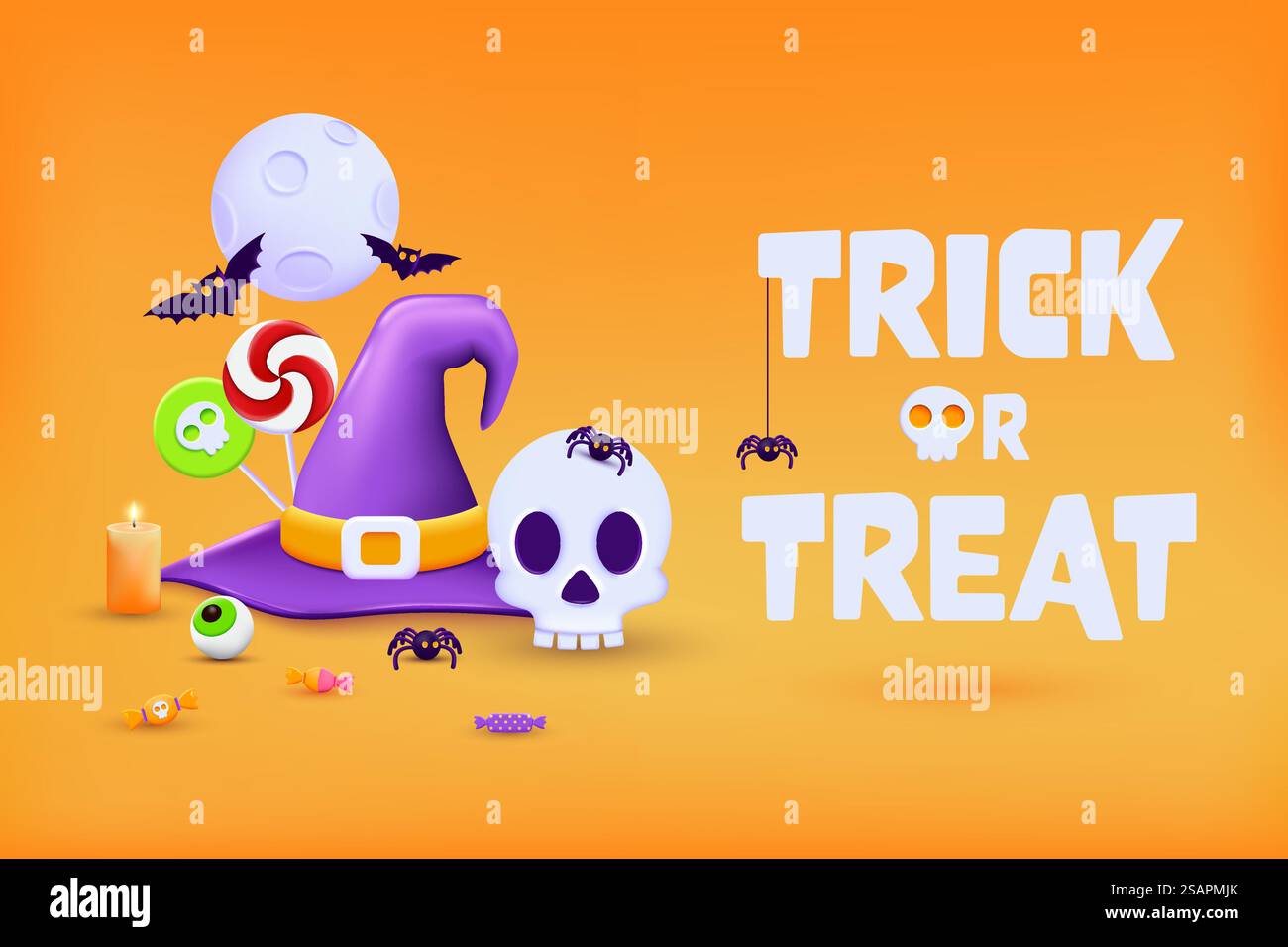Halloween background text Stock Vector Images - Alamy