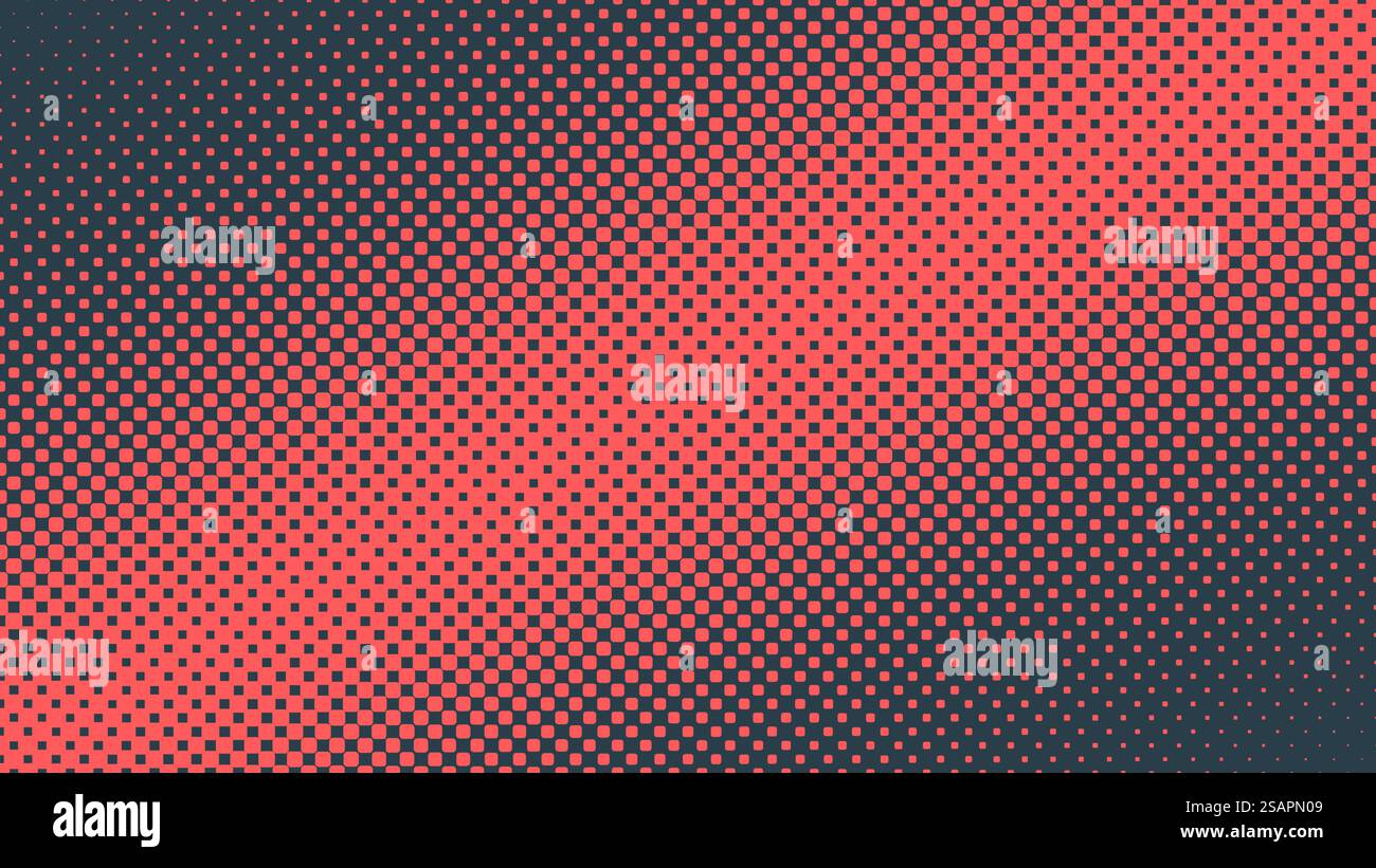 Checkered Halftone Pattern Vector Tilted Line Border Red Blue Abstract ...