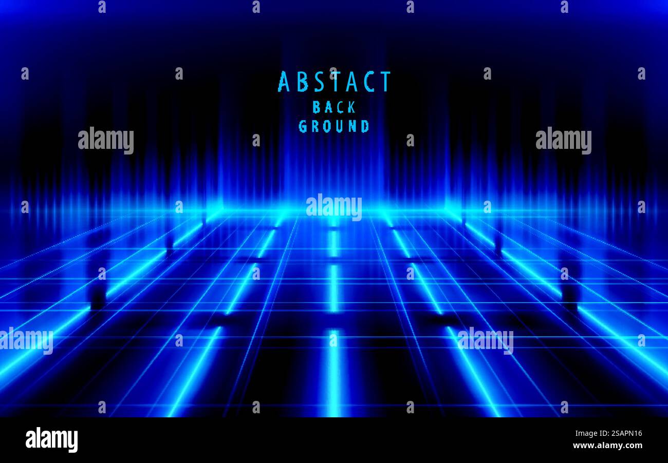 Abstract futuristic neon lights background. Elegant scene Lighting ...