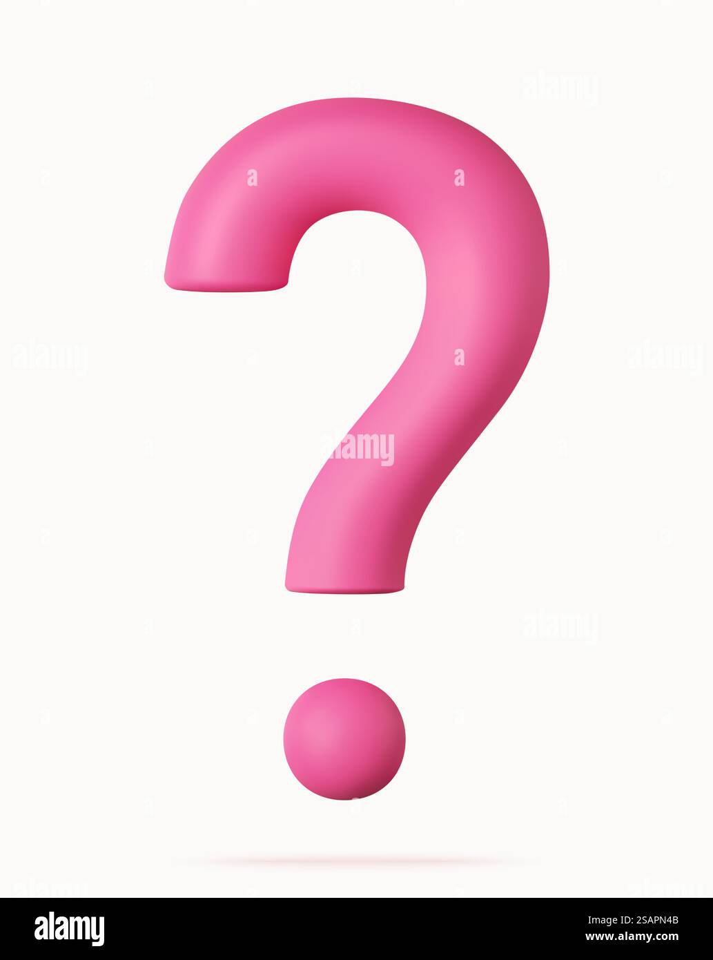 3d question mark. 3d rendering. Vector illustration. 3d question mark ...