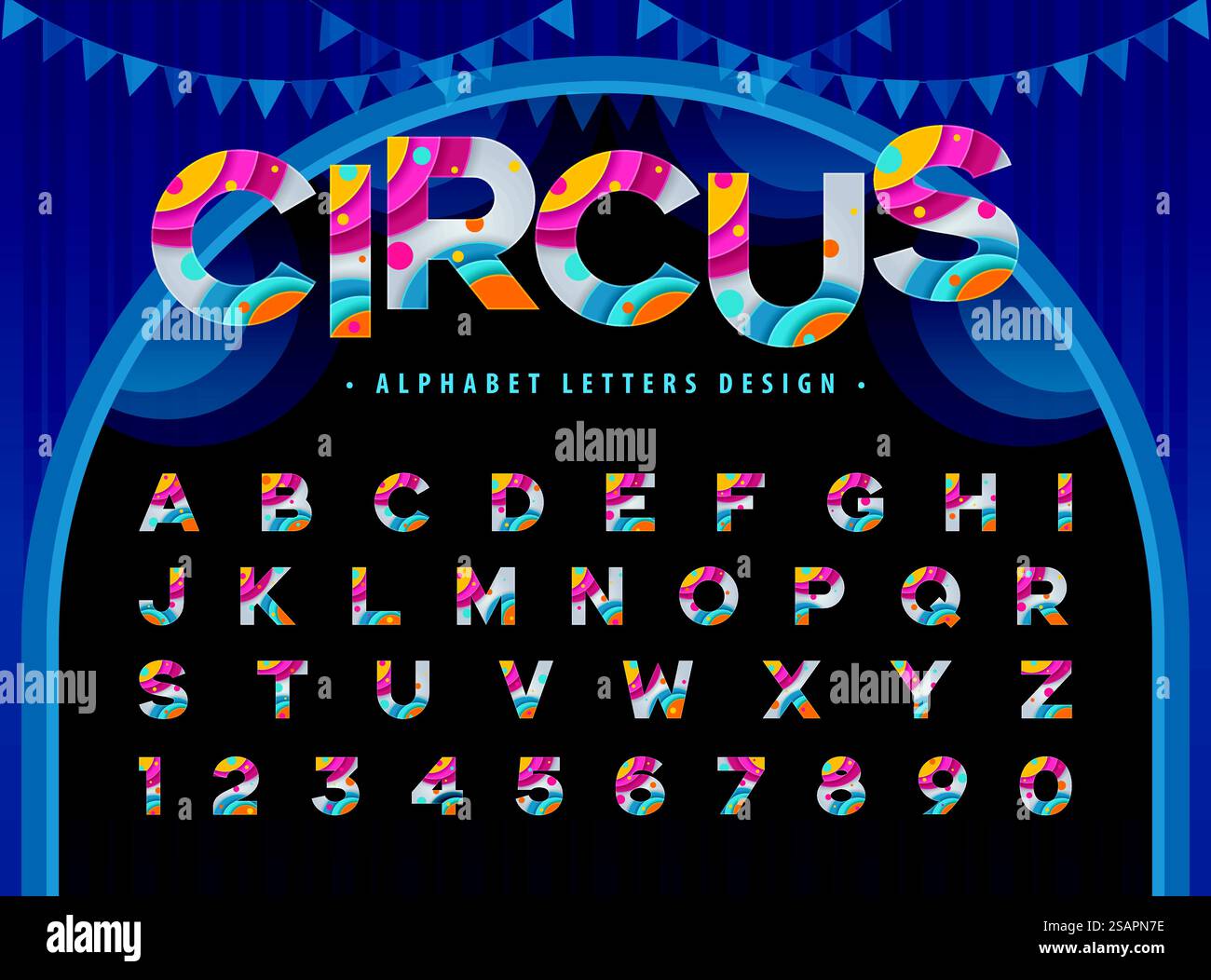 Letter abstract modern color Stock Vector Images - Alamy