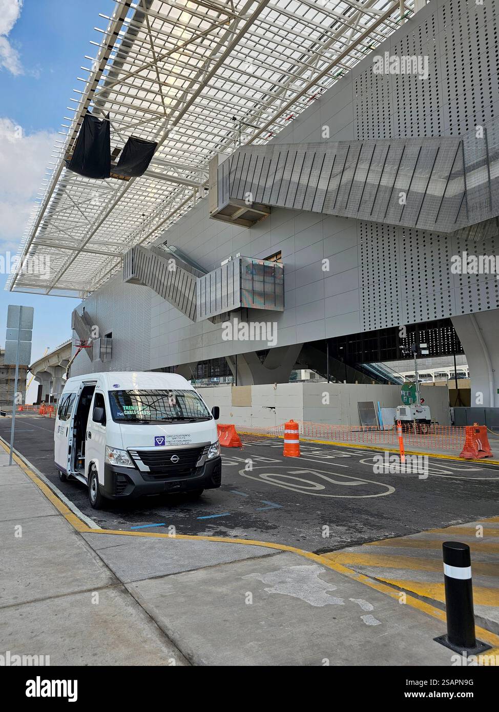 Mexico City, Mexico - Jan 8 2025: Santa Fe Station of the El Insurgente ...