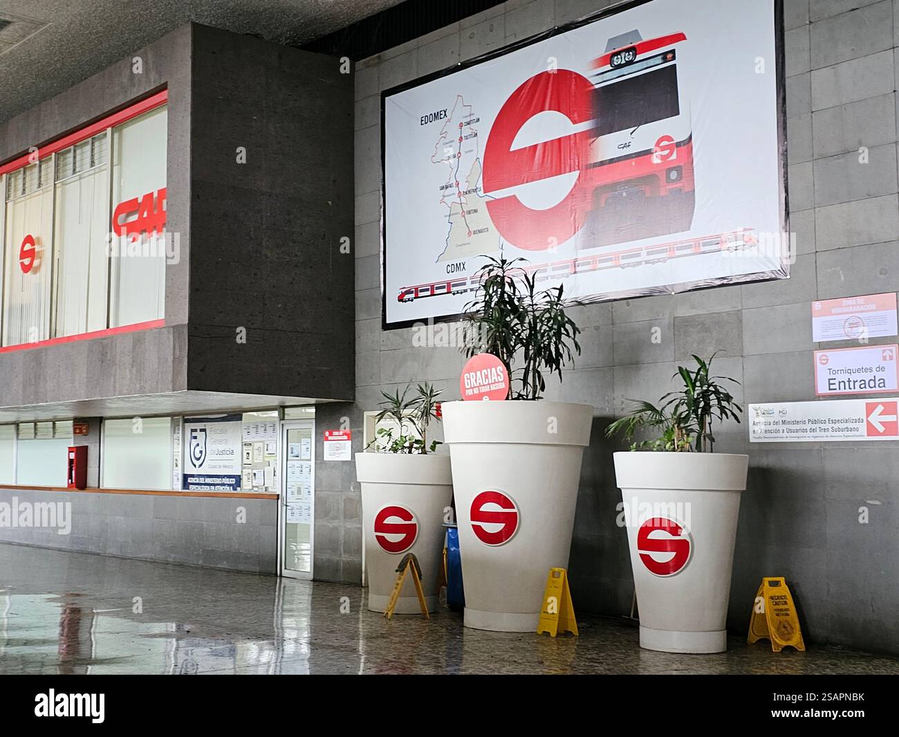 Mexico City, Mexico - Nov 20 2024: Buenavista Station of the suburban ...
