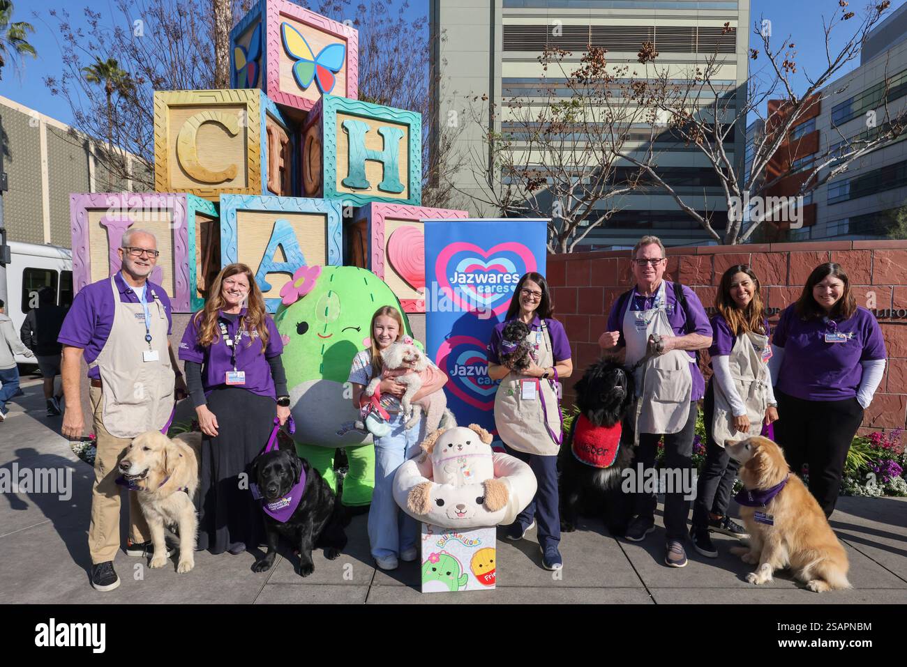 IMAGE DISTRIBUTED FOR JAZWARES - 11-year-old wish kid Olivia, her dog ...