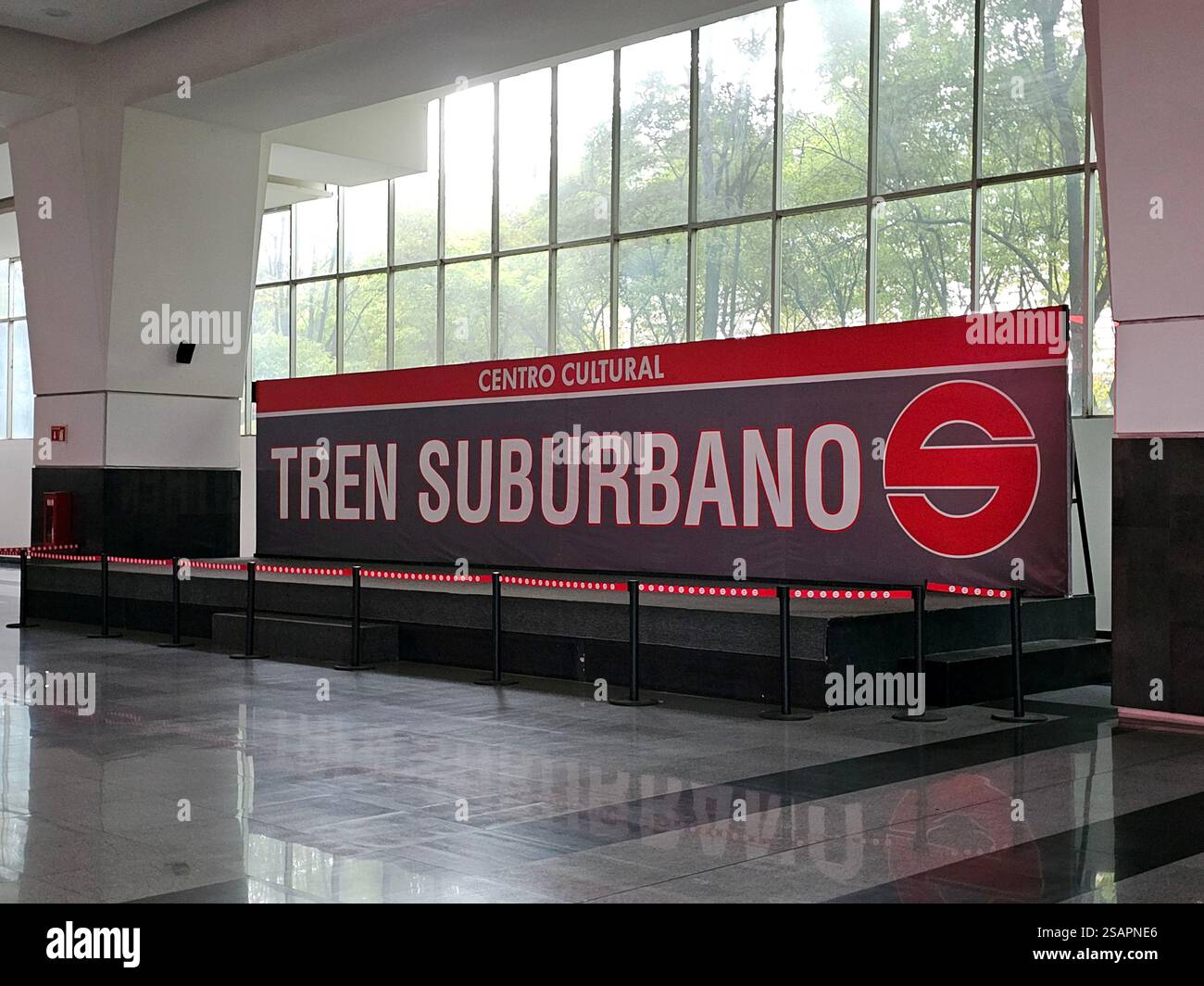 Mexico City, Mexico - Nov 20 2024: Buenavista Station of the suburban ...