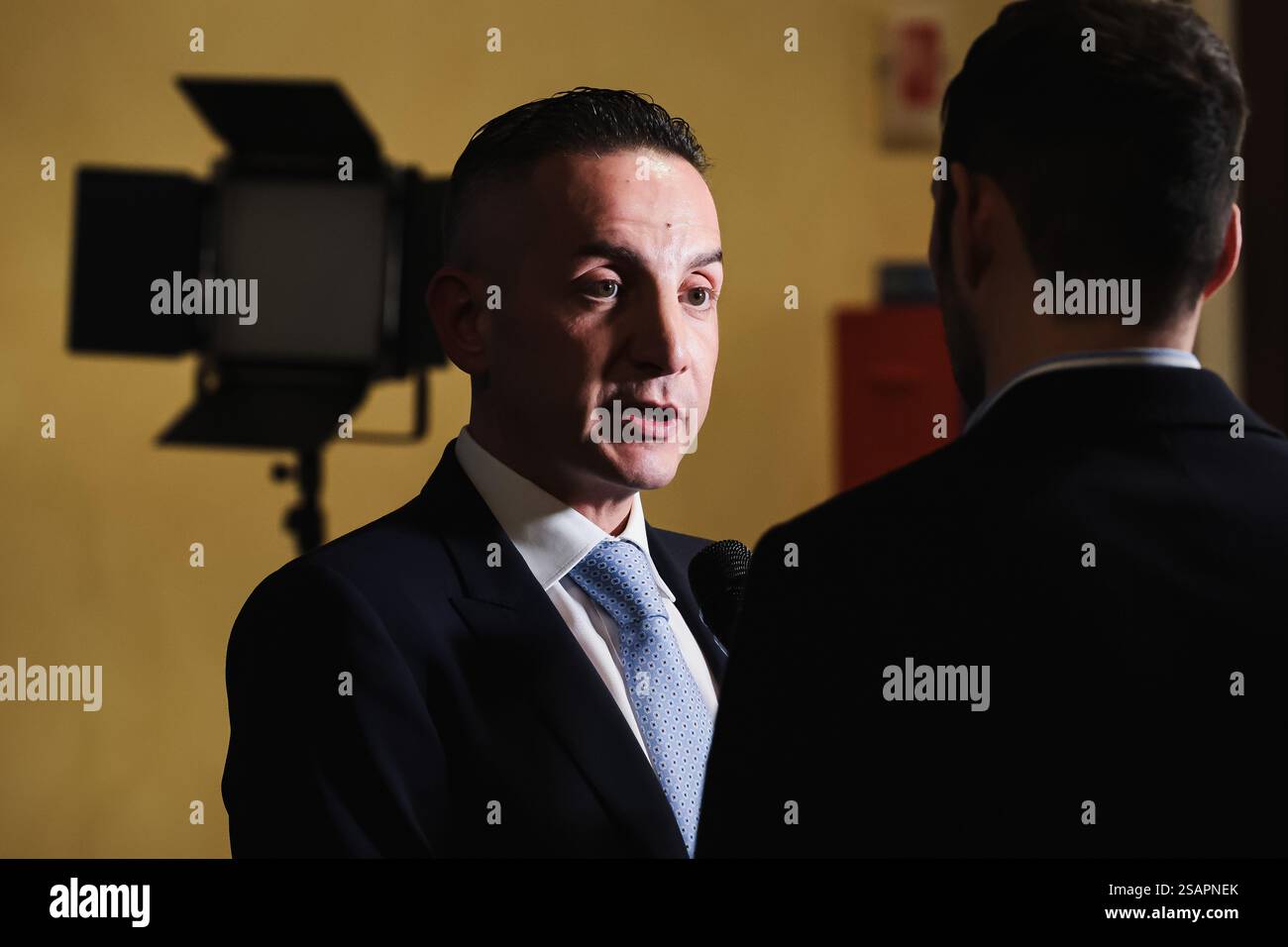 Milan, Italy. 30th Jan, 2025. Milan, The event "La Ripartenza, liberi ...