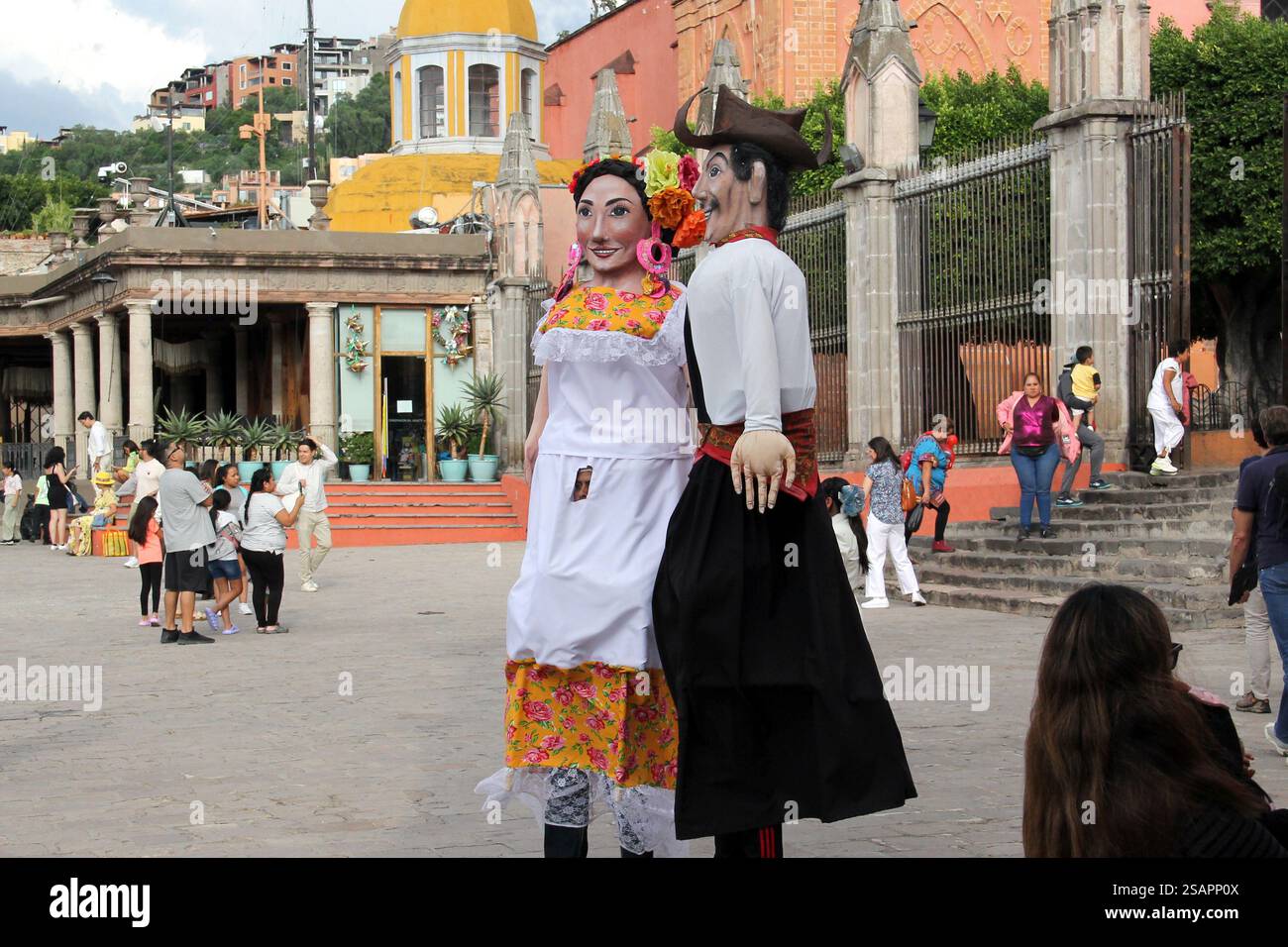 San Miguel de Allende, Guanajuato, Mexico - Jul 28 2024: Famous ...