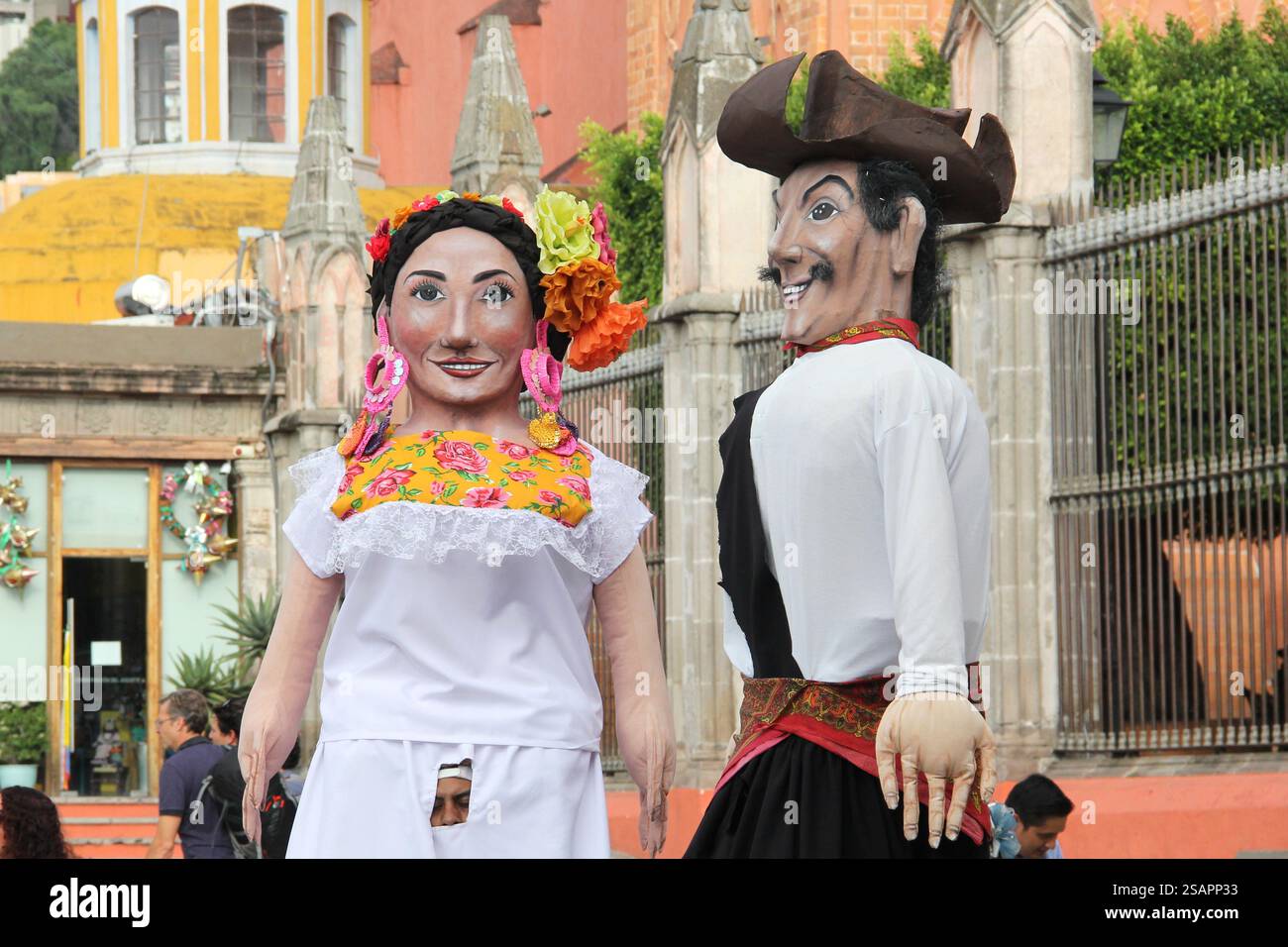 San Miguel de Allende, Guanajuato, Mexico - Jul 28 2024: Famous ...