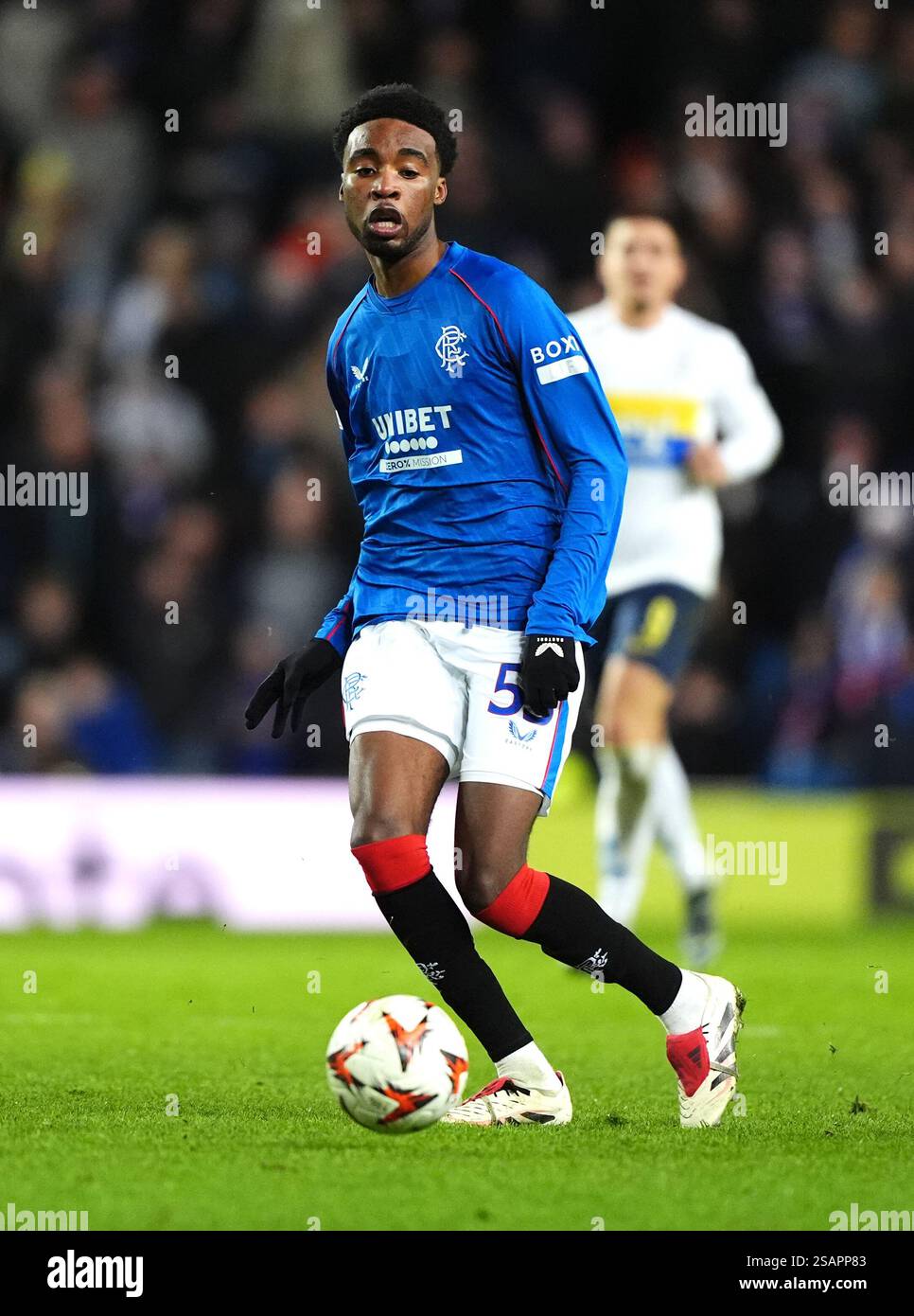 Rangers' Paul Nsio in action during the UEFA Champions League, league ...