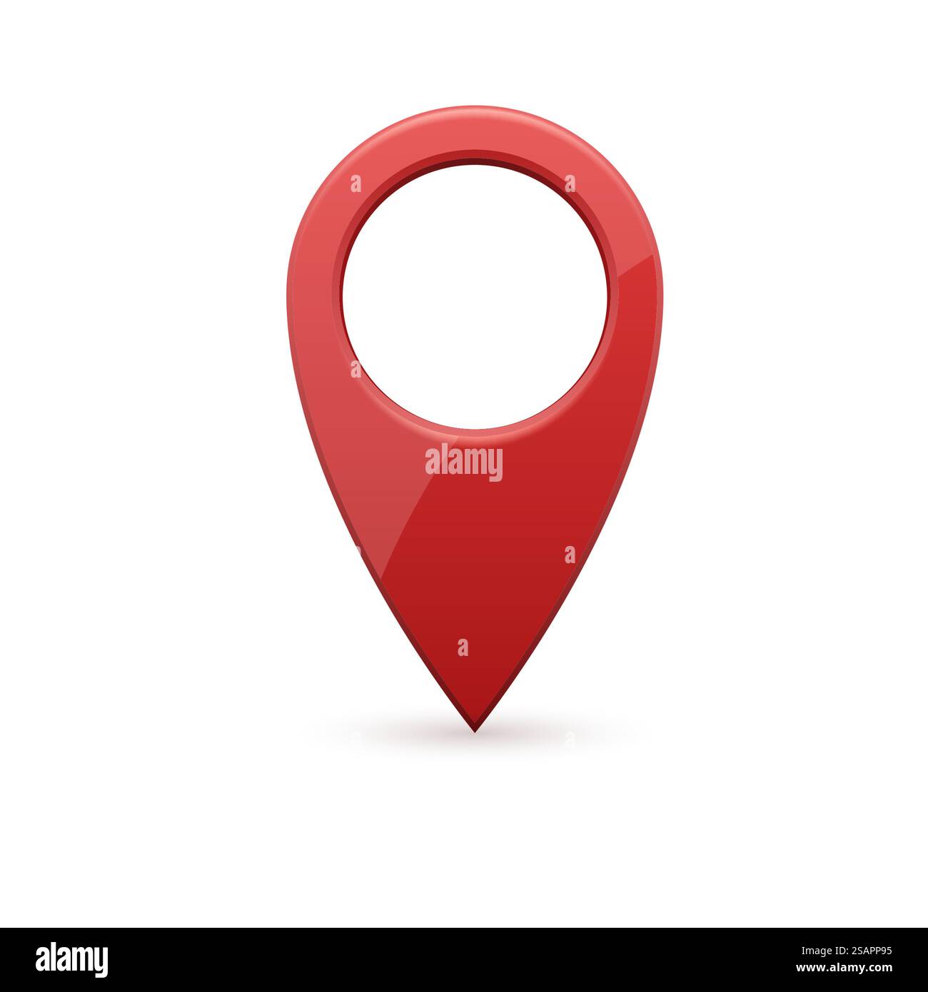 3d realistic pin location hi-res stock photography and images - Alamy