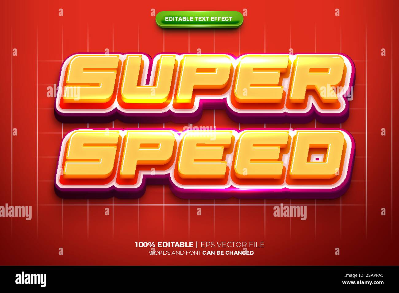 Speed vector lettering Stock Vector Images - Alamy