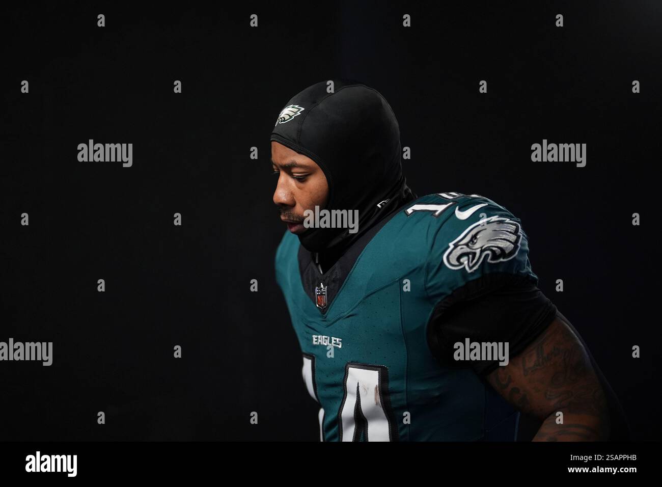Philadelphia Eagles' Kenneth Gainwell walks off the field before the ...