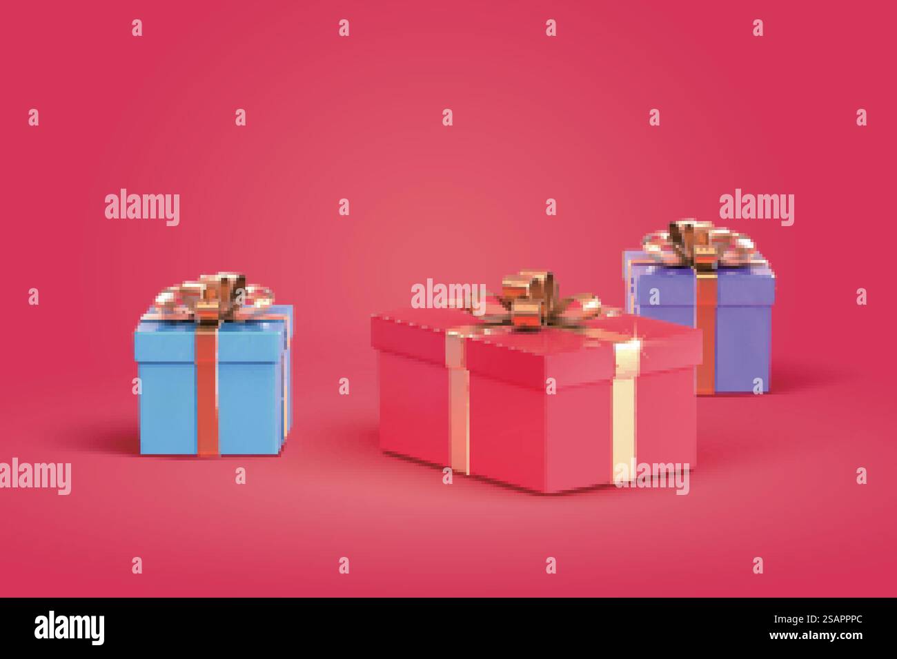 Festive gift ribbon on Stock Vector Images - Alamy