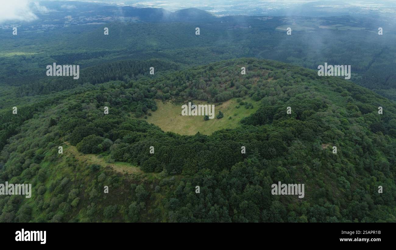 drone photo Jume puy france europe Stock Photo - Alamy